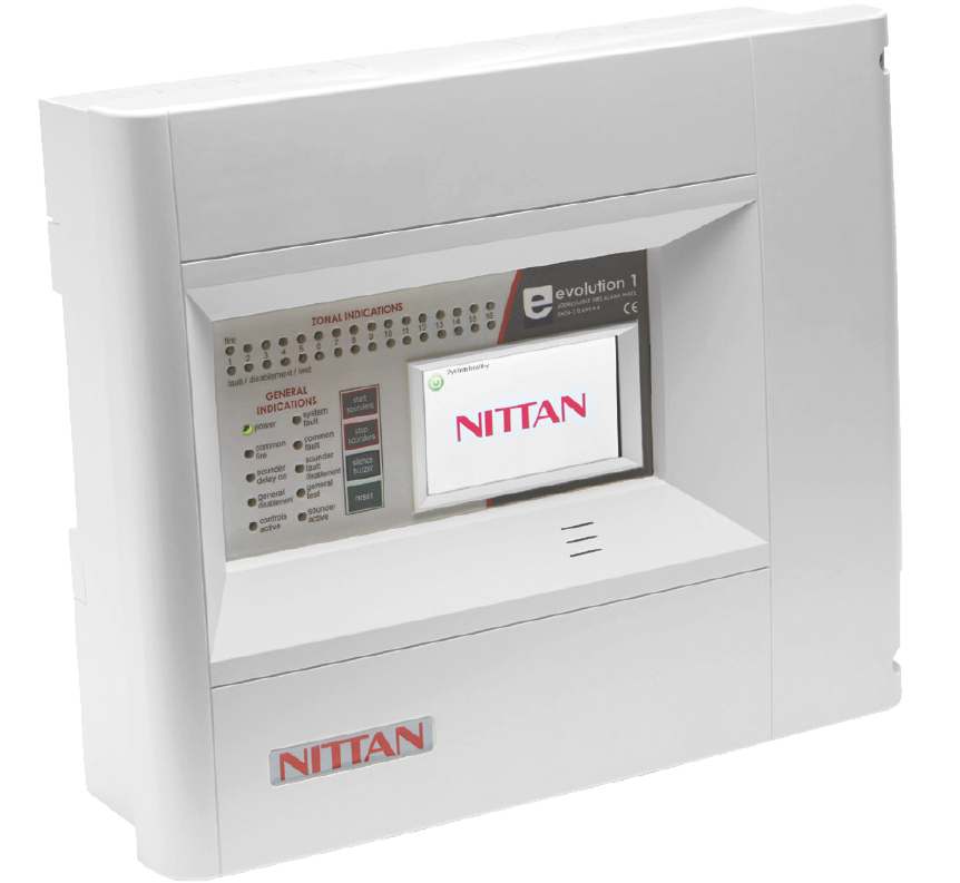 Evolution 1 Single Loop Fire Alarm Control Panel - Nittan Europe