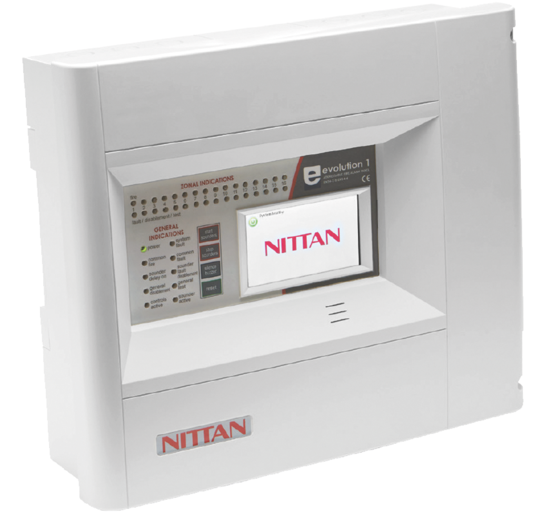 Evolution 1 Single Loop Fire Alarm Control Panel - Nittan Europe